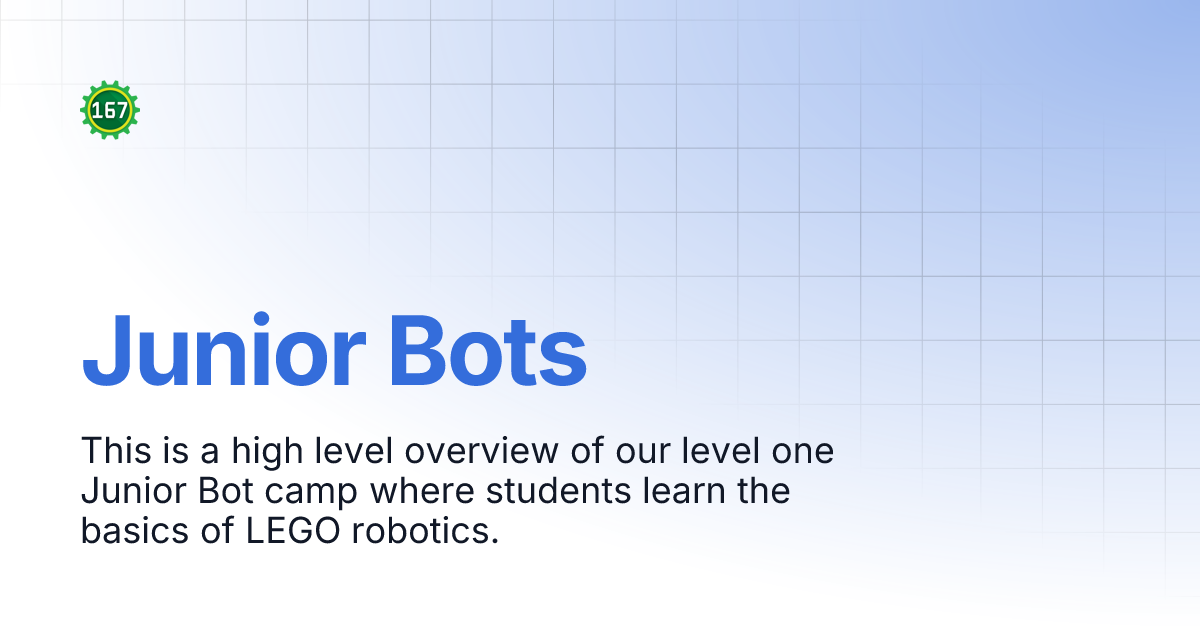 Junior Bots | FRC 167 Documentation